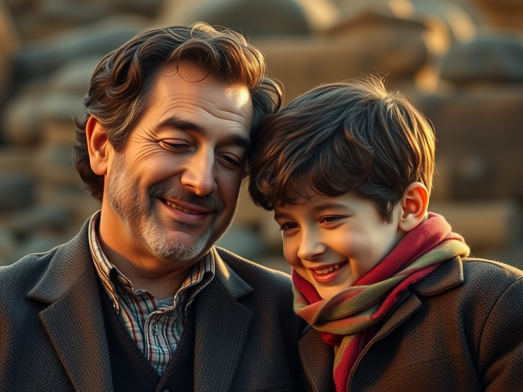 The Perfect Father-Son Duo: Rudd and Tremblay in Life is Beautiful ...